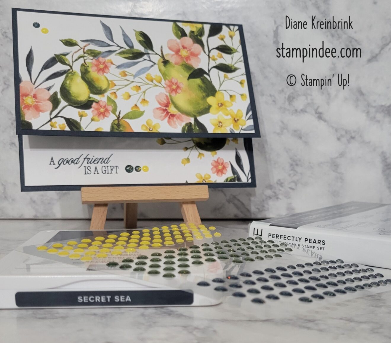 Create a Perfectly Pears Card for Friends